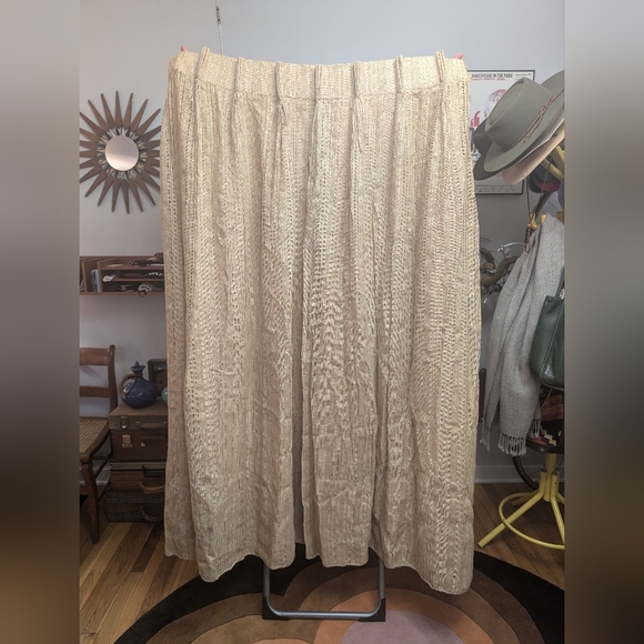 Vintage | Accents | Vintage Mid Century Open Weave Lined Curtains ...